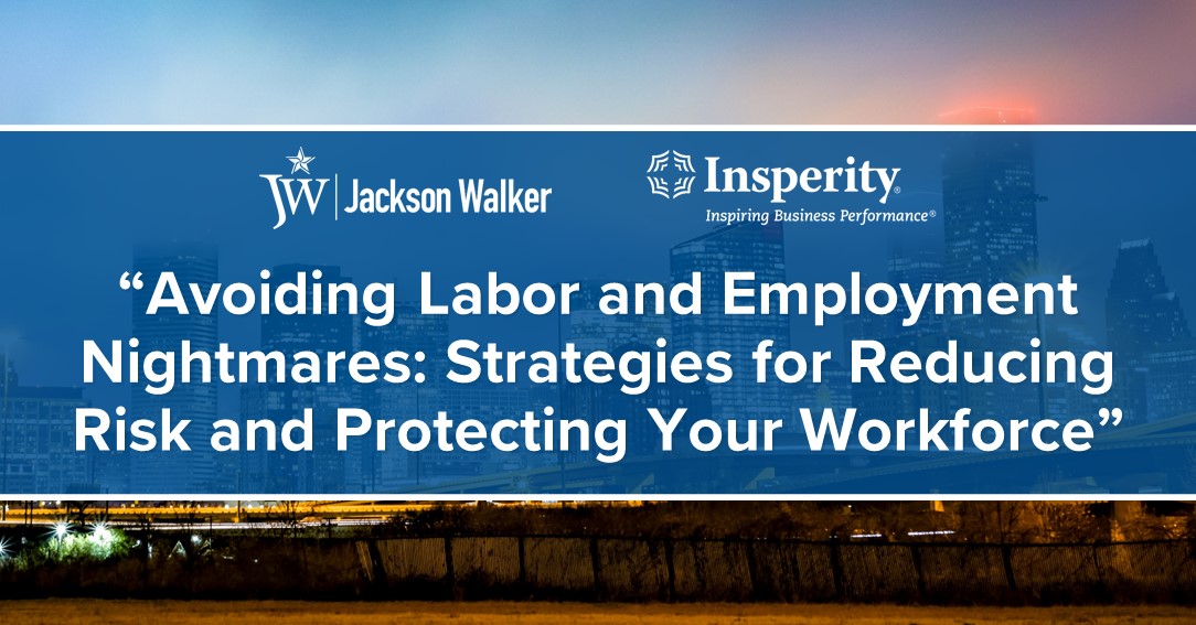 "Avoiding Labor and Employment Nightmares: Strategies for Reducing Risk ...