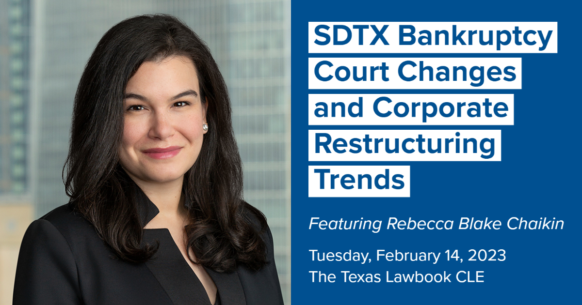 Rebecca Blake Chaikin to Join 'The Texas Lawbook' for a Conversation ...