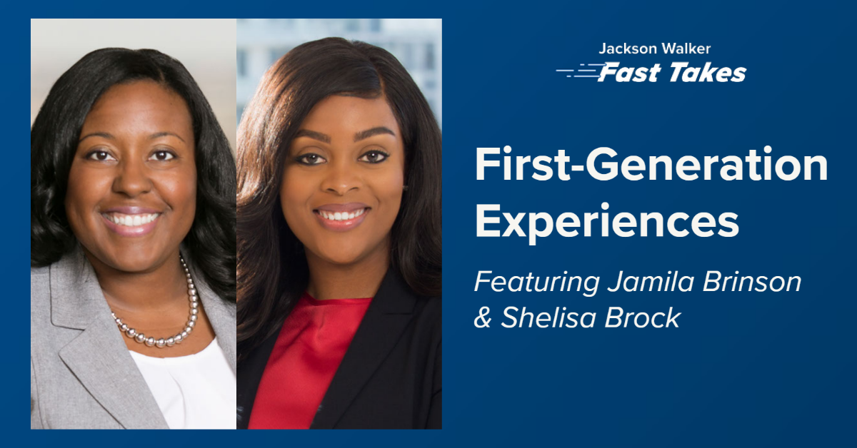 Jamila Brinson and Shelisa Brock on Their Experiences as First ...