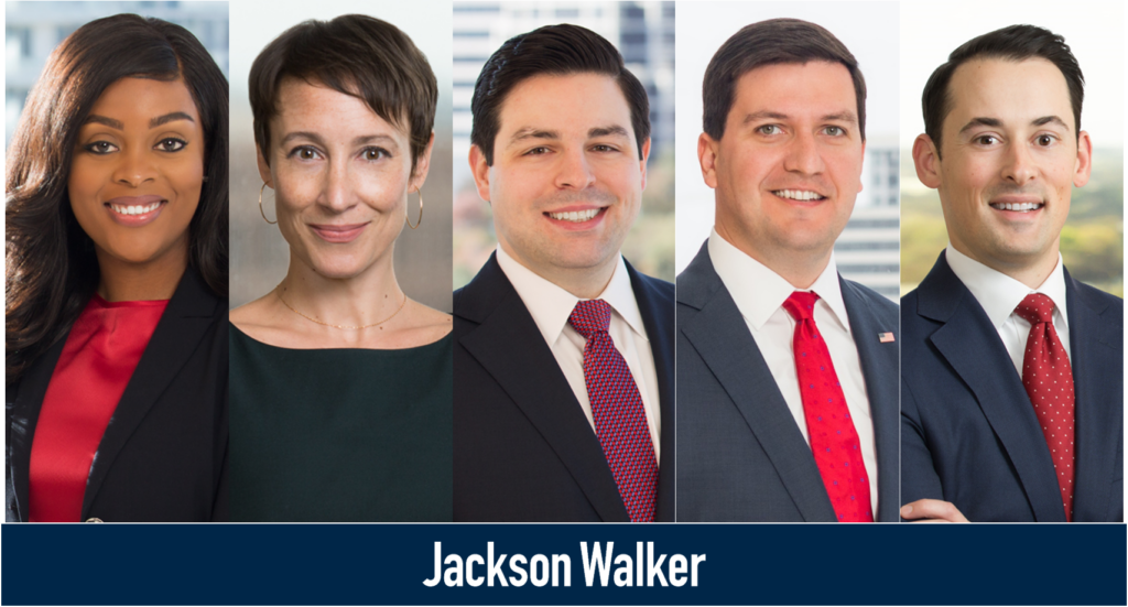 Jackson Walker Announces Election of 5 Attorneys to Partnership ...