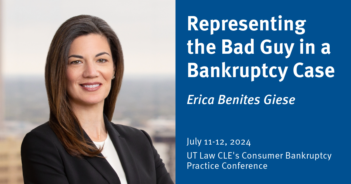 Erica Benites Giese to Present “Safeguarding Bankruptcy Protections ...