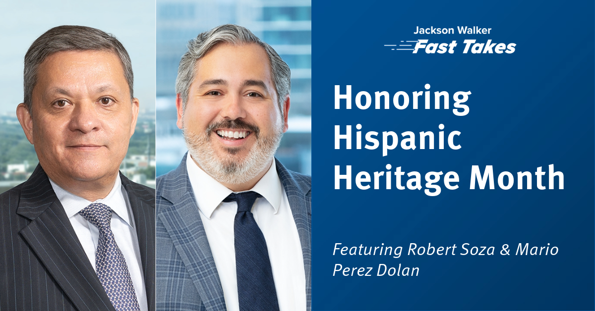 Honoring Hispanic Heritage Month with Robert Soza and Mario Perez Dolan ...
